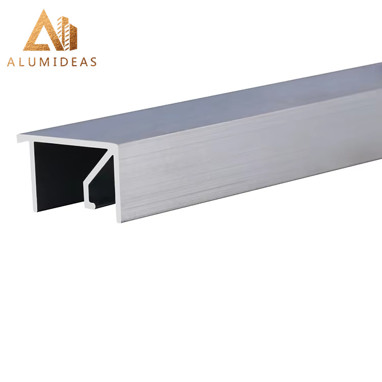 Powder Coated Aluminum Rail Profile For Slide Windows And Doors, High ...