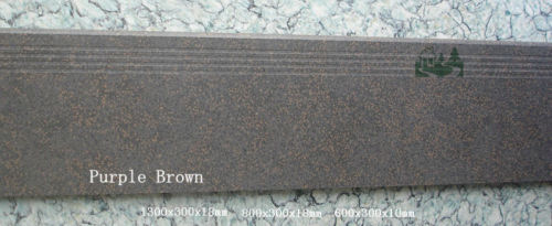 1300x300x18mm Full Body Granite Texture Porcelain Decorative Stair Nose ...