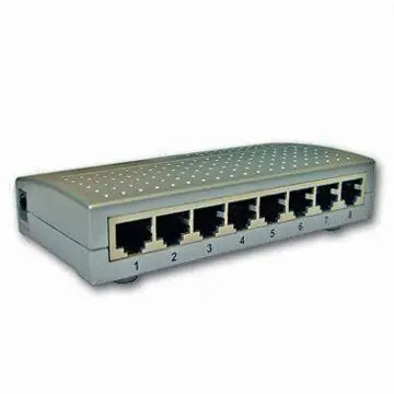 Network Switch With 8/10/100mb Automatic-negotiation Ports, Automatic ...