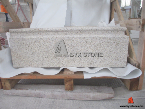 Gold Granite Curtain Wall, Wall Cladding, High Quality Gold Granite ...