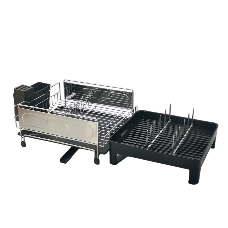 2 In 1 Chrome Dish Rack With Tray, High Quality 2 In 1 Chrome Dish Rack ...