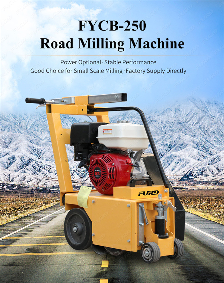 Hand Push Electric Concrete Scarifier Road Milling Machine For Sale ...