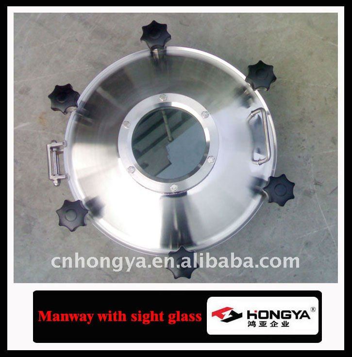 Sanitary Stainless Steel Oval Inward Manway Cover, High Quality ...