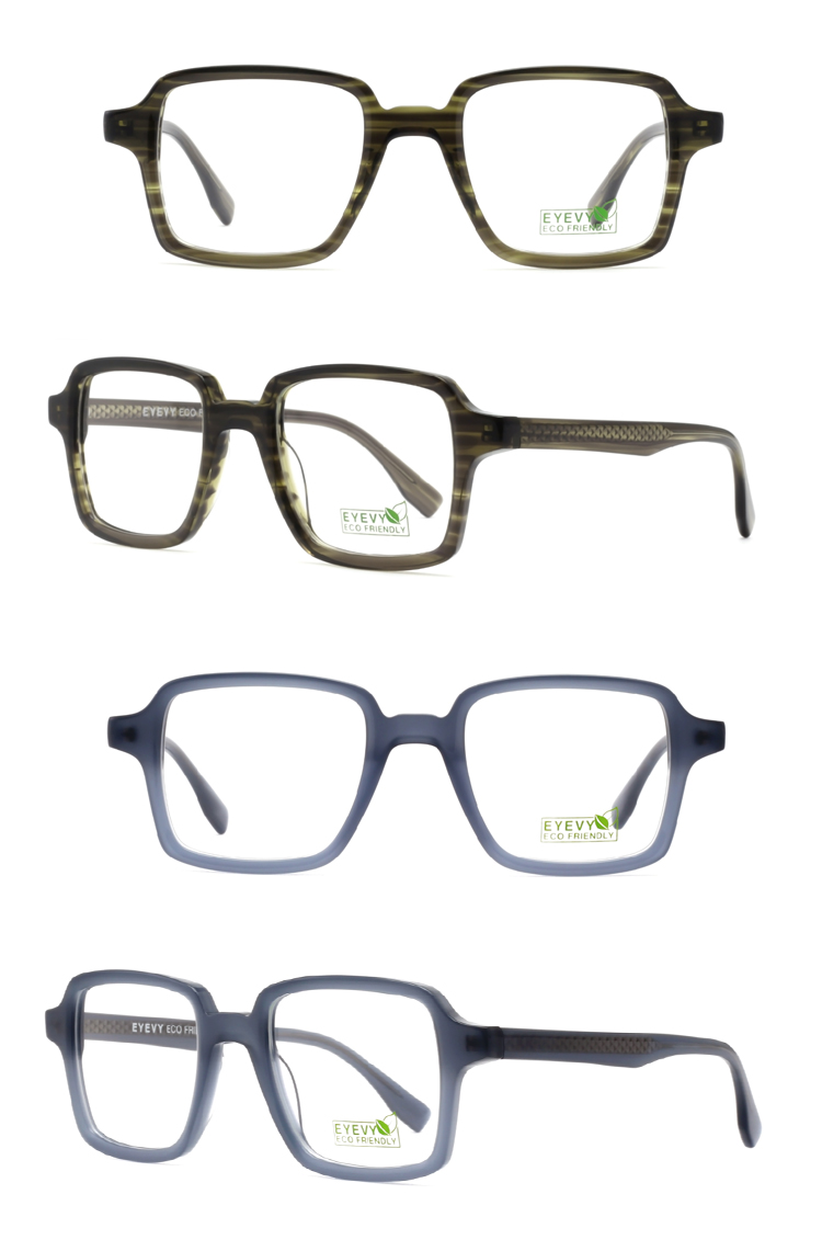 Classic Biodegradable Square Bio Eco Acetate Optical Frame, High ...