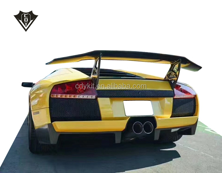 Carbon Fiber Rear Spoiler For Lamborghini Murcielago Lp640 Veilside ...