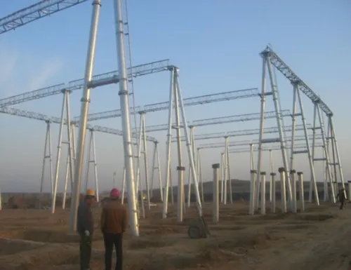 35kv 110kv 220kv 500kv Substation Structures Steel Poles, High Quality 35kv 110kv 220kv 500kv ...