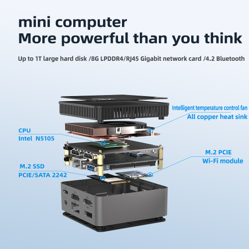 Xcy Intel Jasper Lake N5105 Lpddr4x 미니 컴퓨터, Bossgoo.com의 고품질 Xcy Intel Jasper Lake N5105 Lpddr4x ...