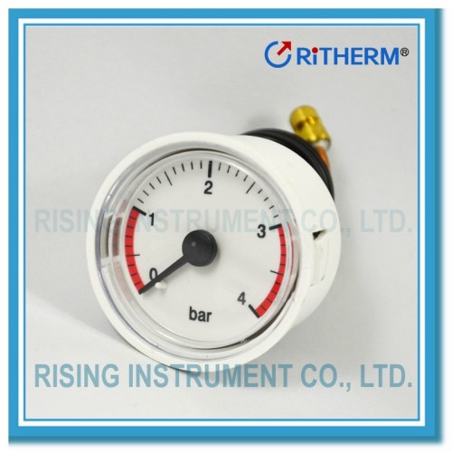 40mm Case Pressure Gauge With Capillary, Capillary Pressure Gauge, High ...