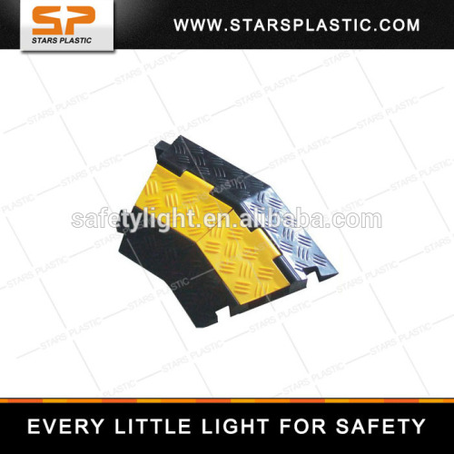 2-chanel Right Corner Pvc Cable Protector Black High Density Rubber ...