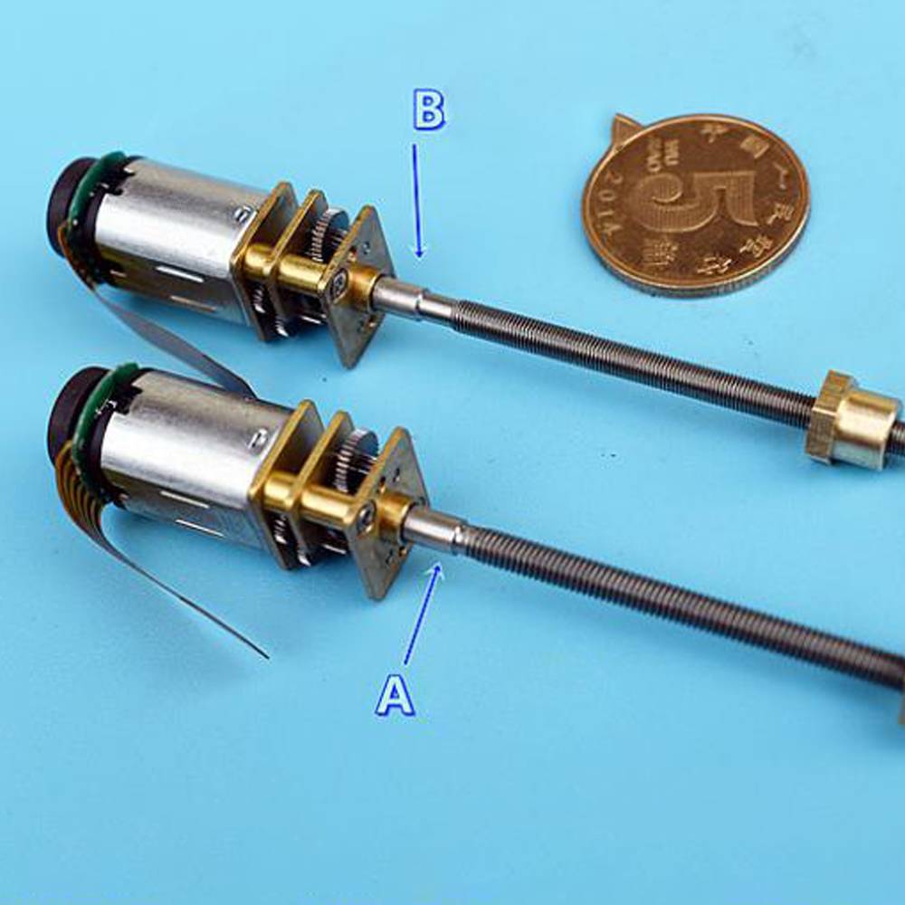 Long Shaft Precision Electronic Lock Motor N20 Geared Motor Cw Ccw ...