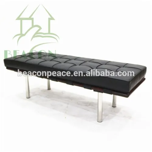 Ludwig Mies Van Der Rohe Barcelona 2 Seater Bench, High Quality Ludwig ...