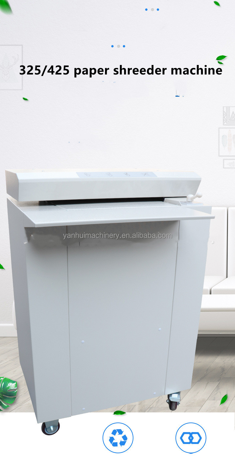 Cardboard Shredding Machine For Waste Fiber And Paper Recycling, High ...