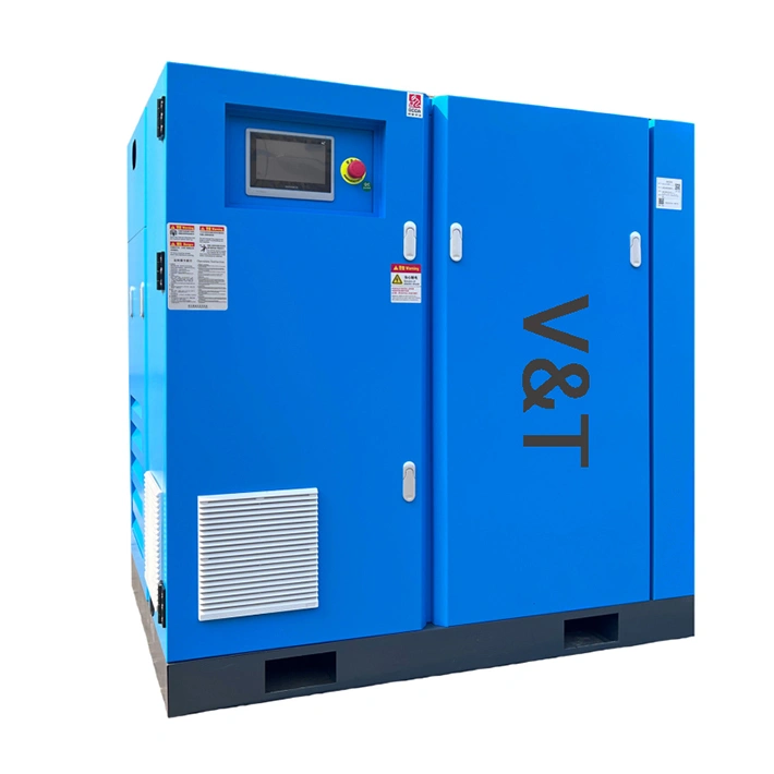 30kw Horizontal Two Stage PM VSD Screw Compressor China Manufacturers ...