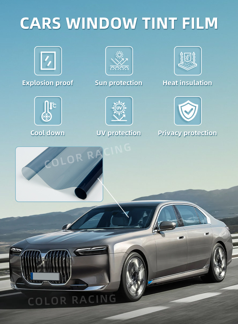 Chameleon Nano Ceramic Window Film - High Definition Colored Tint Roll ...