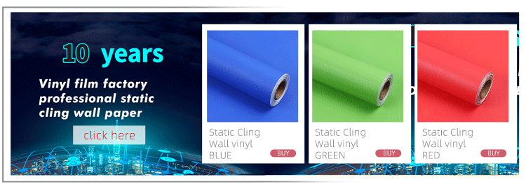 static cling paper sticker kids room wall film China Manufacturer