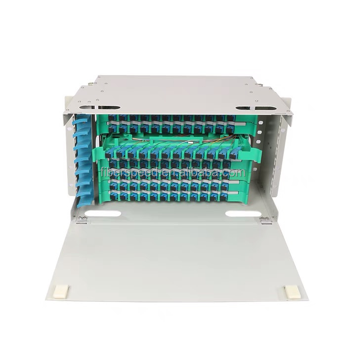 96 Port Fiber Optic Distribution Frame (odf) Sc Fc Adapter Kit With ...