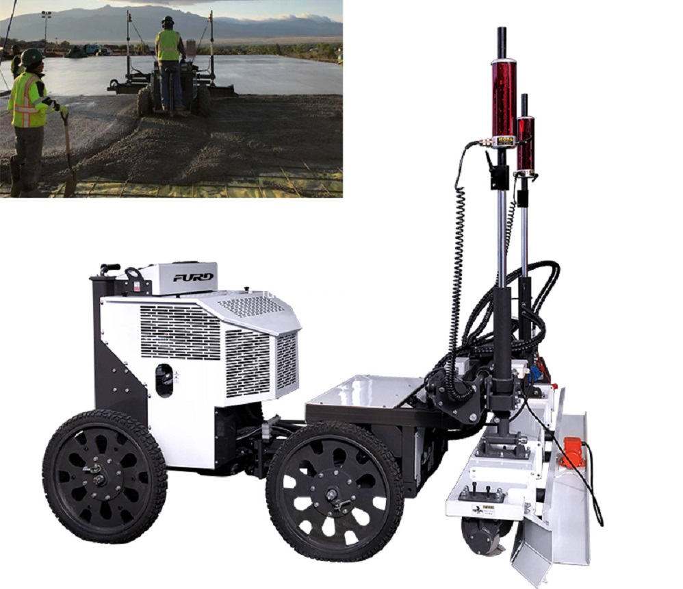 Trimble Guided Ride On Concrete Vibration Laser Screed, High Quality ...
