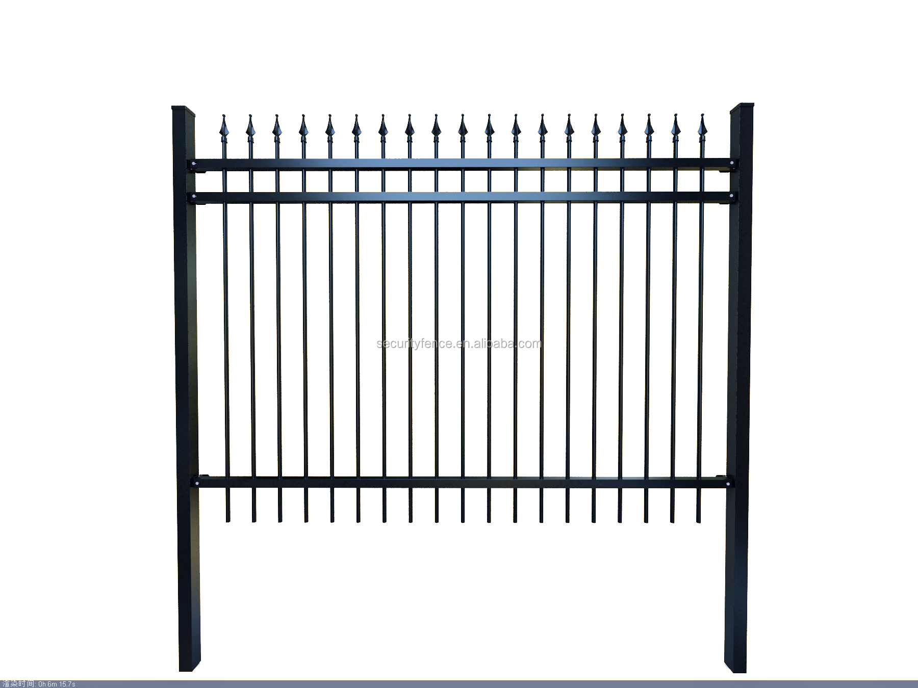 Powder Coated Steel Matting Fence Iron Fence Design, High Quality ...