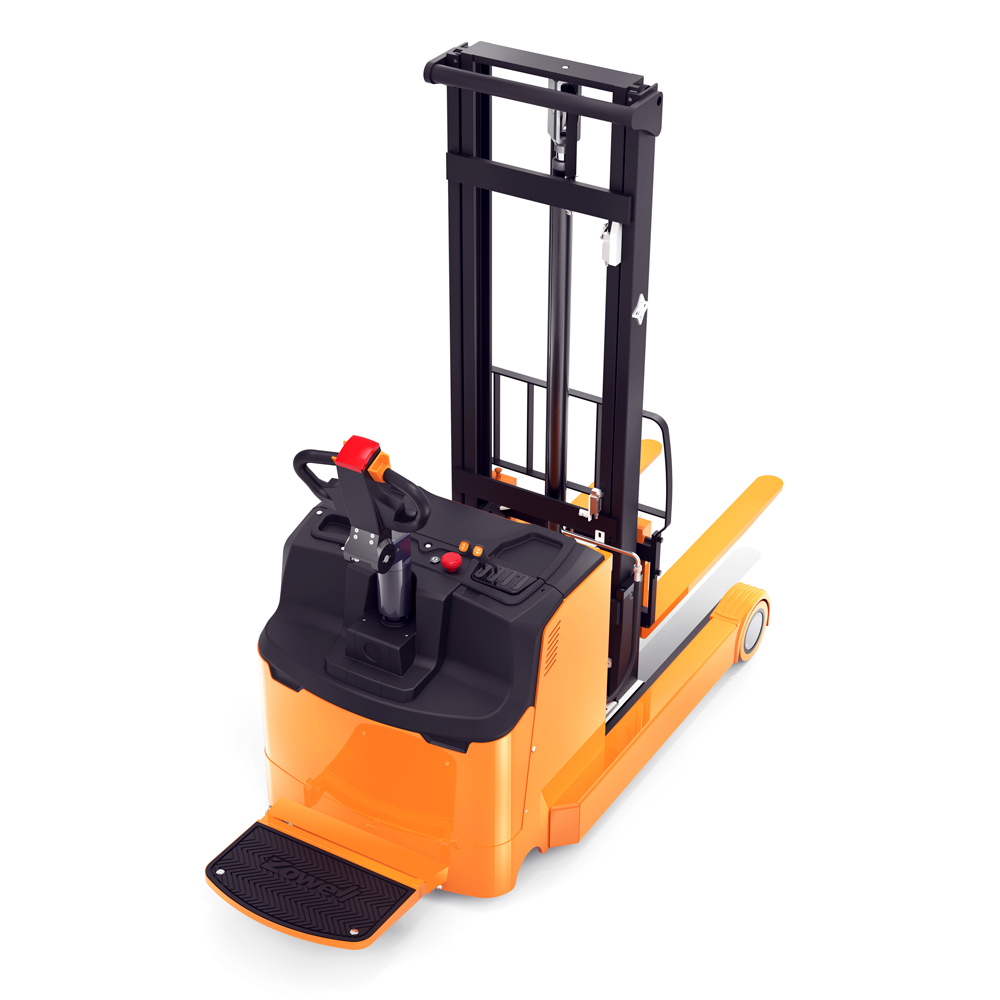 1t Light Duty Electric Reach Stacker, High Quality 1t Light Duty ...