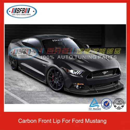 Carbon Mustang Front Bumper Lip For Ford Mustang Front Lip 2pcs 2015up ...