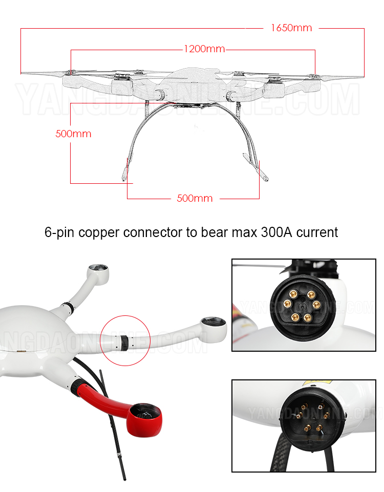 High Security Drone 4k Professional Hexacopter Big Drones For ...