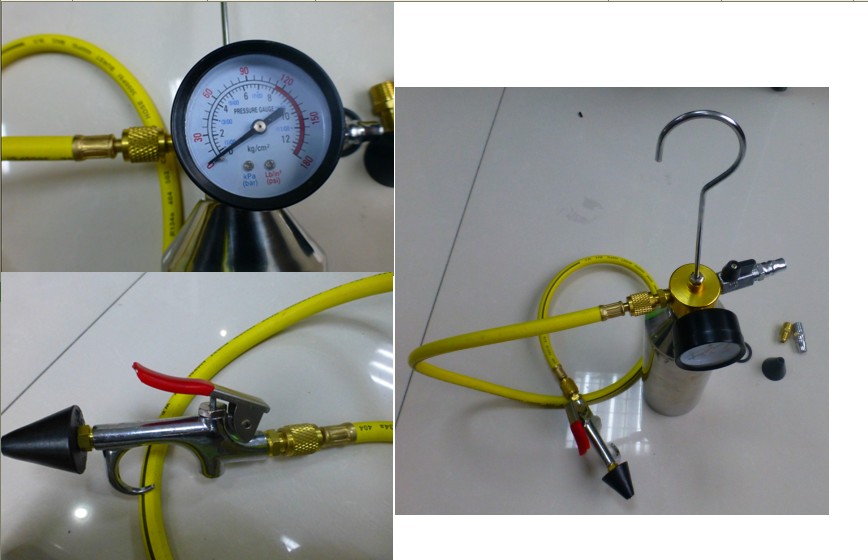 Air conditioner system condensor flush kit