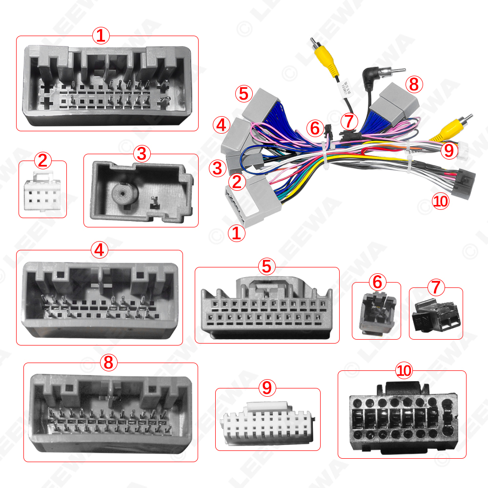 16pin Power Cord Wiring Harness Adapter With Canbus For Honda Fit/hrv ...