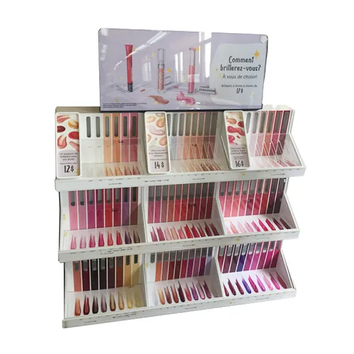 Beauty Shop Cosmetic Shelving Rack Skincare Retail Display, High ...
