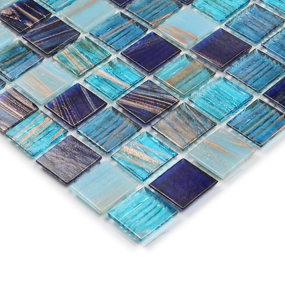 Dark Blue Hot Melt Glass Mosaic Pool Brick China Manufacturers ...