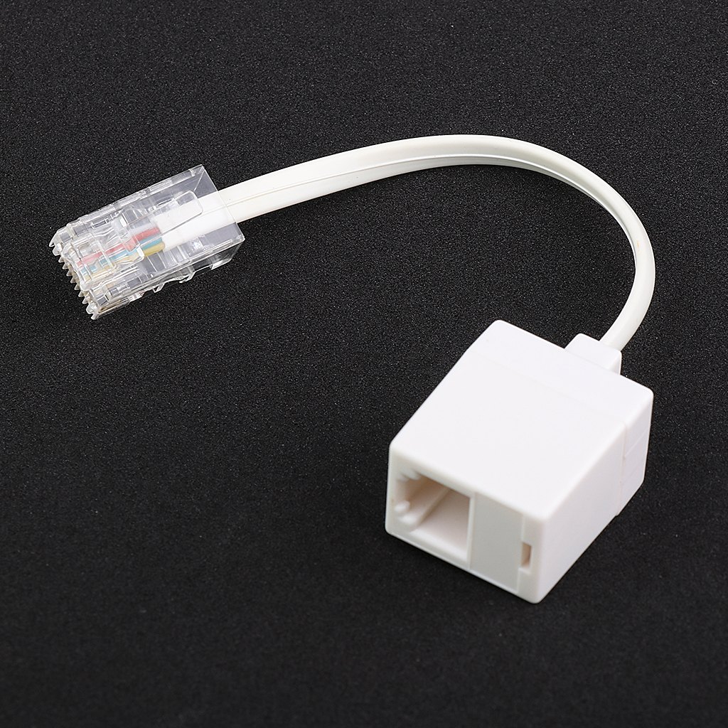 Rj45 To Rj11 Telephone Line Cord Landline Extension Cable For Home ...