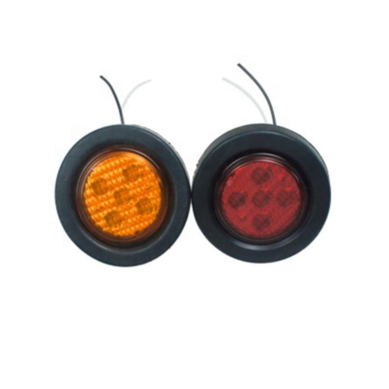 5 Smd Led Round Indicator Light For Truck Trailer Lorry - 2.5 Inch, 10v ...