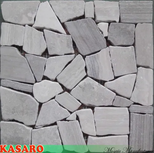 Irregular Honed Stone Marble Mosaic Tile (ksl8212), High Quality ...