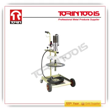 61501940 Mobile Grease Pump Unit 50:1 For 200kgs Drum, Grease Pump With ...