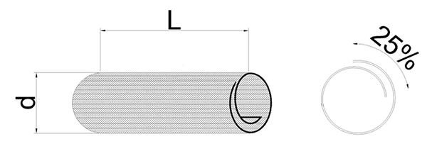 Pet Self Winding Wired Wire Sleeve คุณภาพสูง Pet Self Winding Wired ...