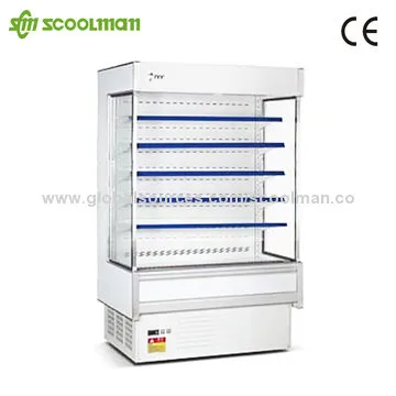 Upright Multi-desk Open Chiller For Beverage, Fruits, Vegetables ...