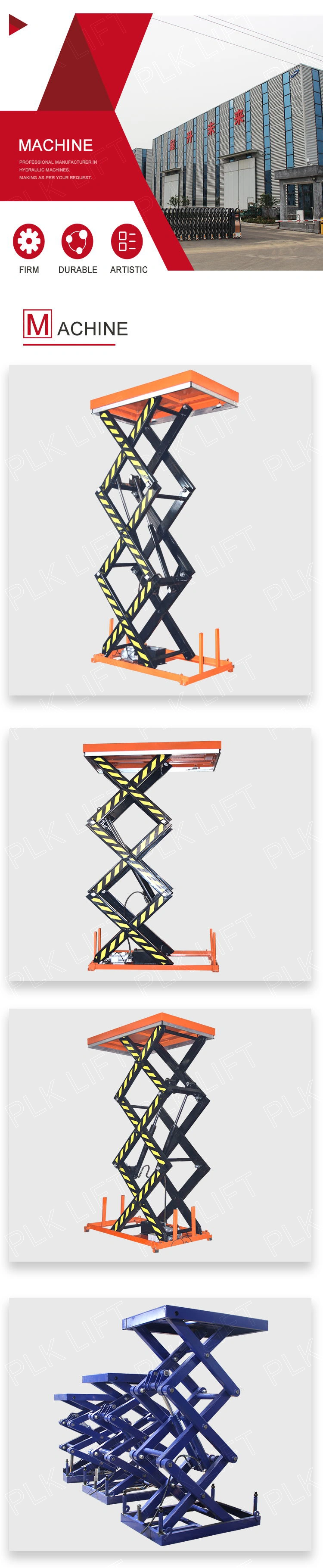 Electric Unloading Platform Three Scissors Lift Table, High Quality ...