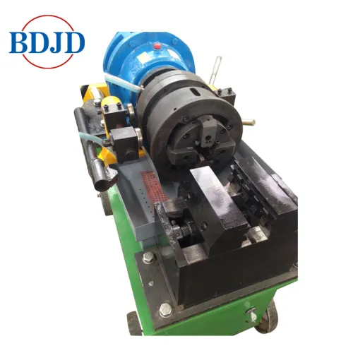 Mechanical Bar Rebar Pipe Rib Stripped Parallel Thread Rolling Machine ...