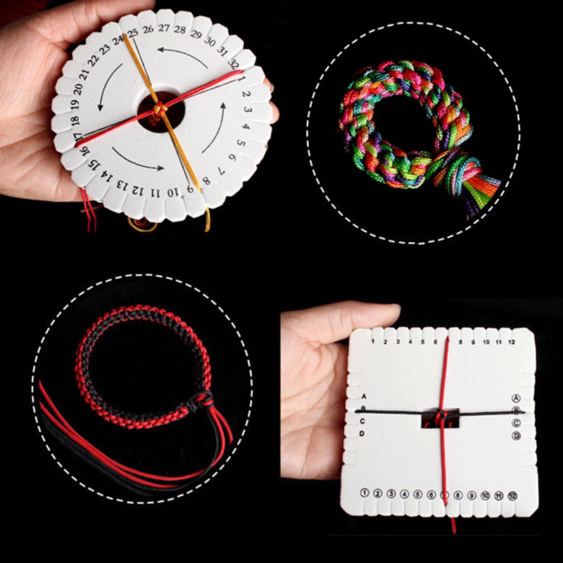10cm Kumihimo Beading Cord Disc Round Square Disk Braiding Plate Diy ...