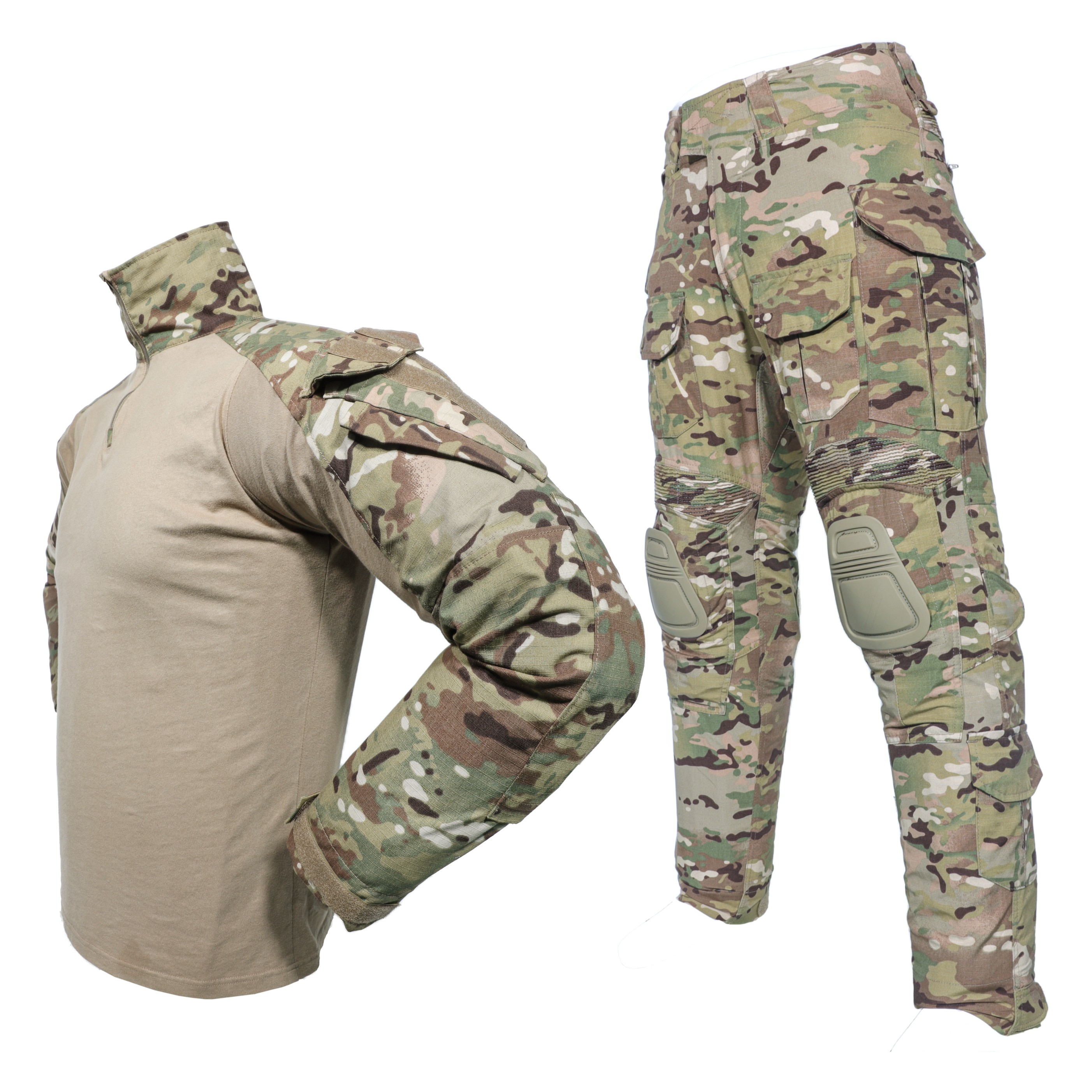 Acu Uniform Woodland Camouflage Ripstop Combat Uniform Men, High ...