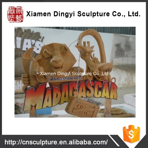 Theme Park Fiberglass Sign/logo Sculptures, High Quality Theme Park ...