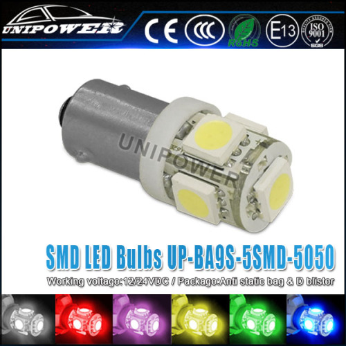 360-degree Shine 5-smd 5050 Ba9 Led Bayonet Light Bulbs For 64111 64132 ...