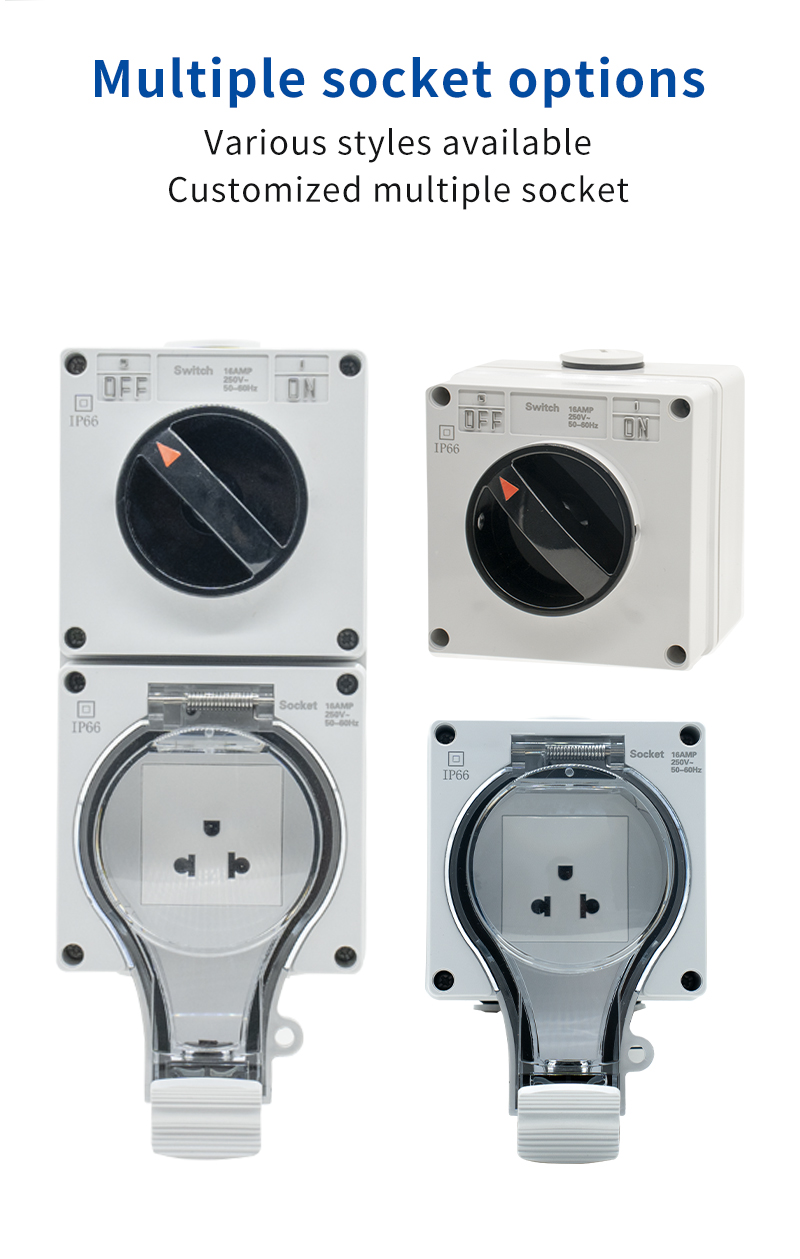 Xuanqi Ip66 16a Waterproof Outdoor Electrical Socket, High Quality ...