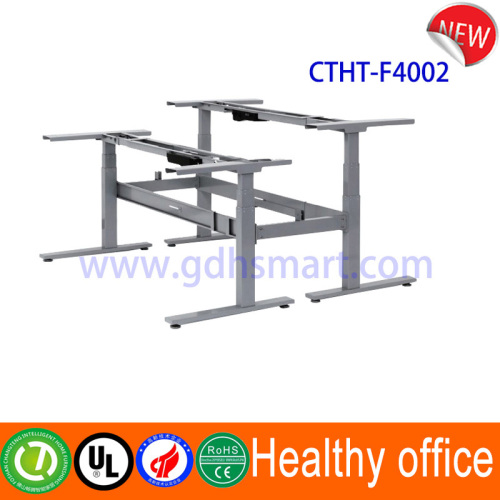 Office Reception Desk Electric Height Adjustable Desk Frame Ergonomic ...