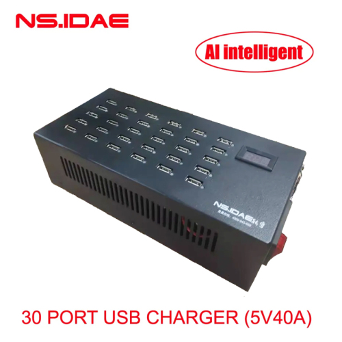 30 Port Usb Smart 300w Charger With Light, High Quality 30 Port Usb ...