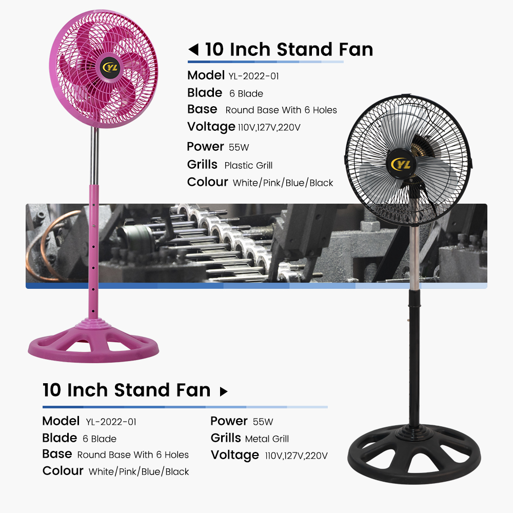 High Speed 12 Inch Stand Fan 110v/220v Ac Electric Pedestal Fan, High ...