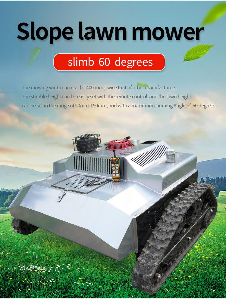 2024 Mjyl Multi-purpose Slope Embankment Lawn Mower With 60 Degree ...