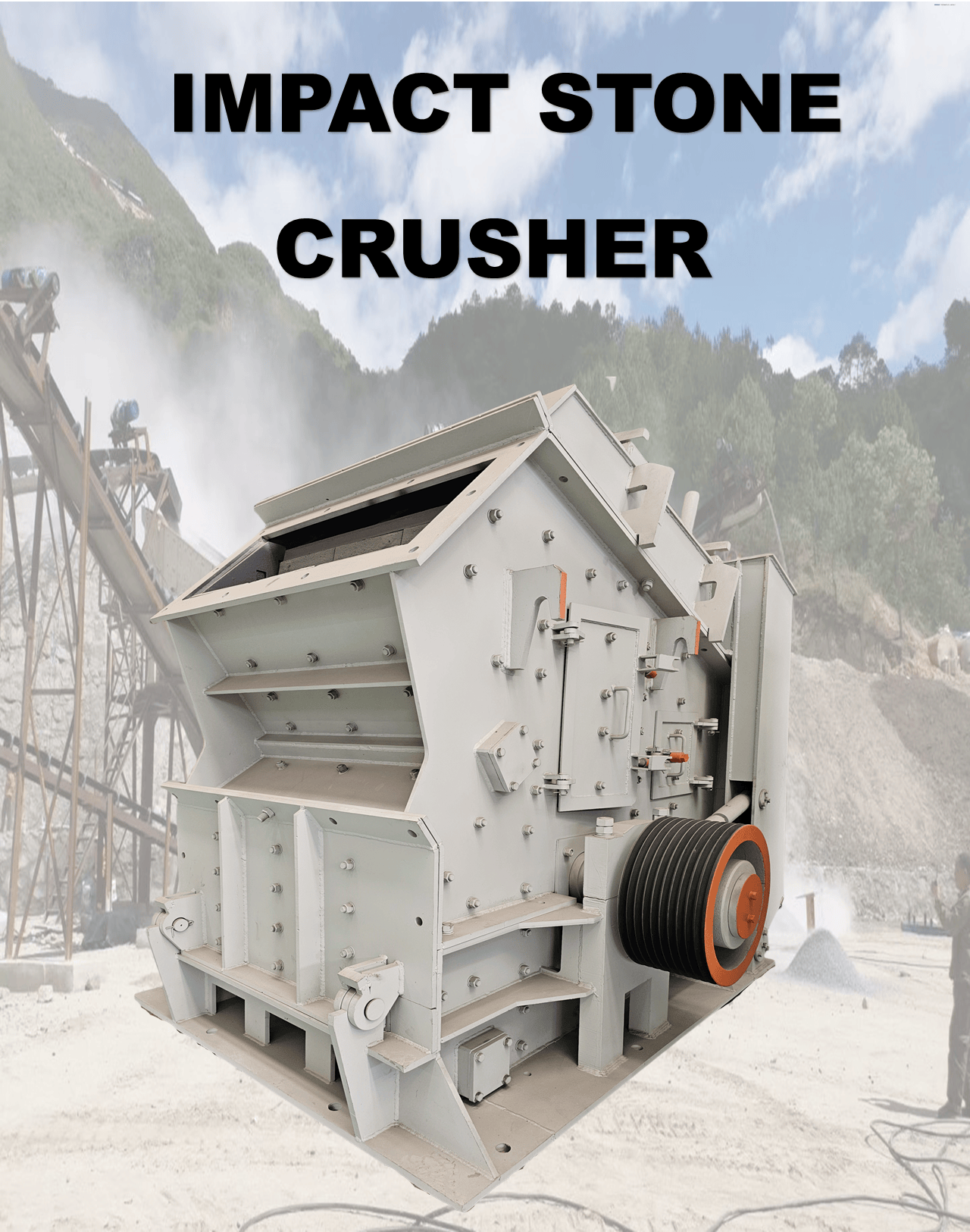 China Factory Large Diameter Rotary Stone Impact Crusher, High Quality ...