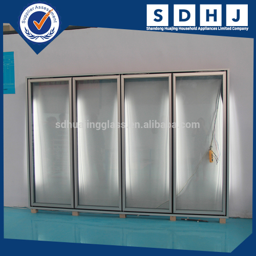 Supermarket Walk In Refrigerator Glass Door, Low-e Tempered Insulating ...
