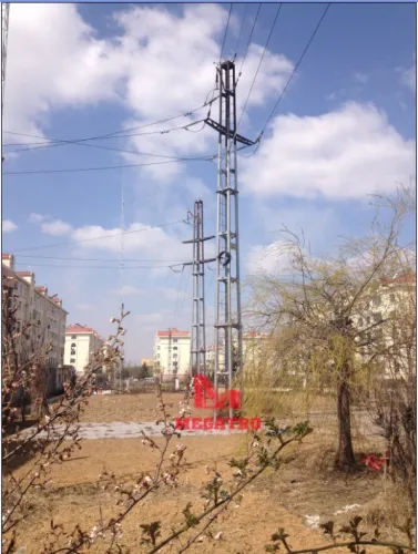 35kv Power Transmission Line Tower, High Quality 35kv Power ...