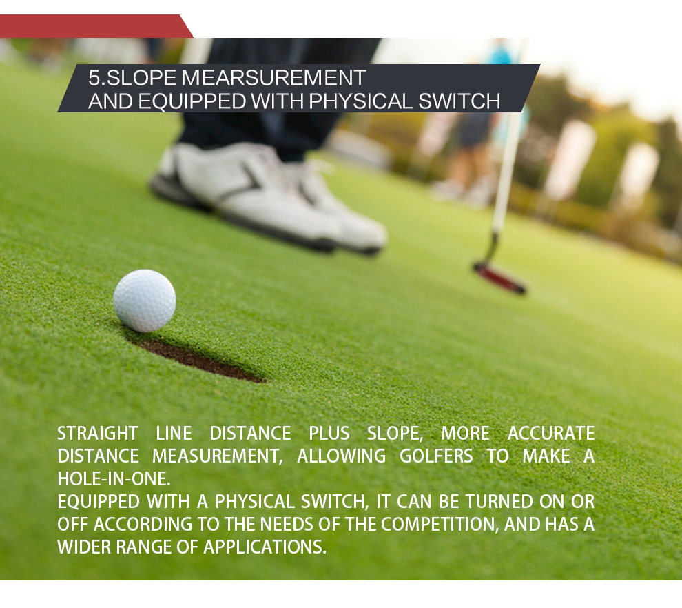 Slope Golf Rangefinder G2 ที่ได้รับการชดเชยด้วยโลโก้ที่กำหนดเอง คุณภาพ ...